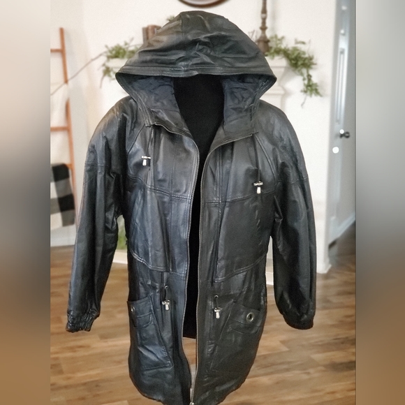 Marco Morani | Jackets & Coats | Vintage Black Leather Jacket | Poshmark